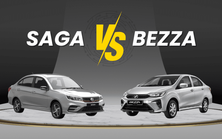 Proton Saga vs Perodua Bezza - CARXIS.MY